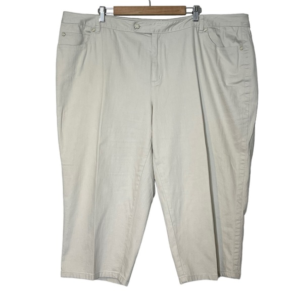 Talbots | Pants & Jumpsuits | Talbots Stretch Classic Fit Beige Denim ...